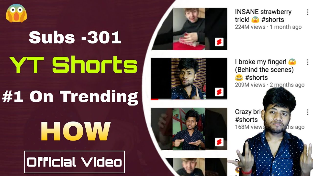 Top 3 - Tips For YT Shorts #1 On Trending | How To Make Short Videos ...
