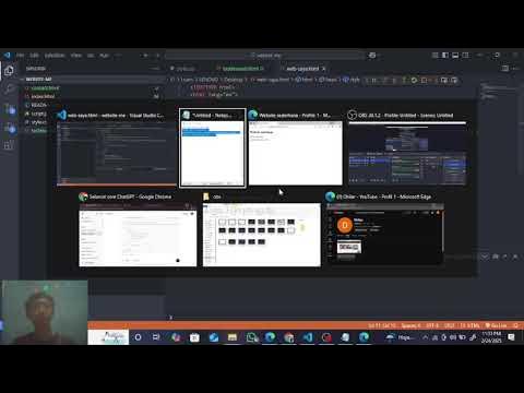 Tutorial belajar buat web dari 0 dengan html,css dan boostrap - YouTube