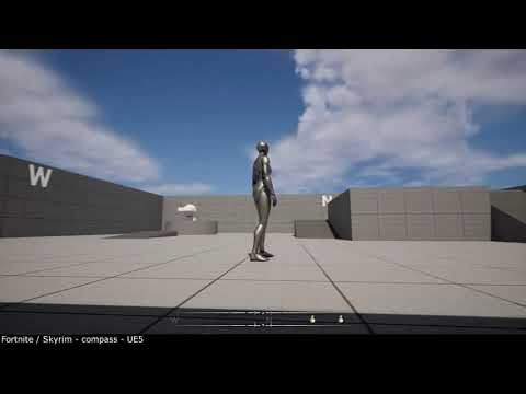 Unreal Engine 5 - Compass UI - YouTube