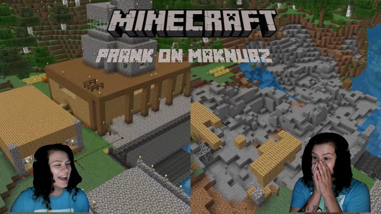 Minecraft Prank on MakNubz - YouTube