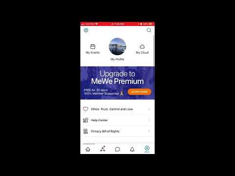 How to unblock in MeWe app?