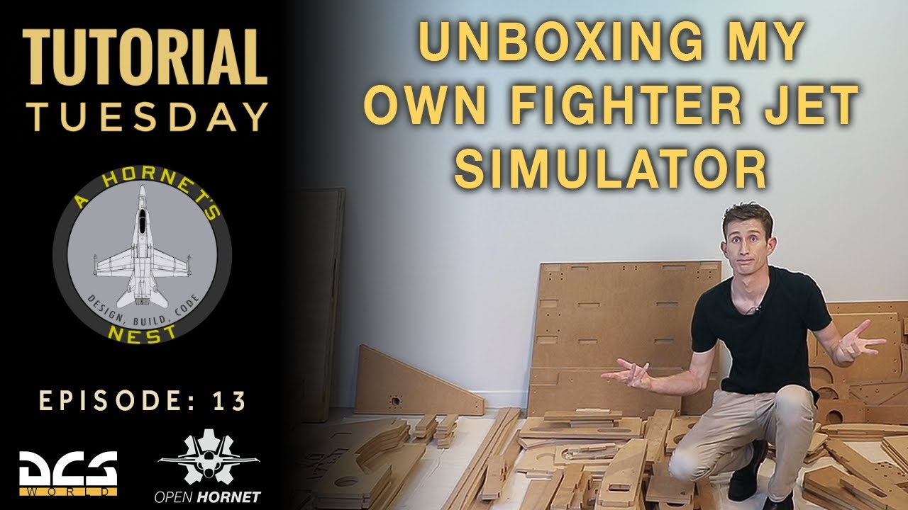 Ep: 13 - Unboxing my F/A-18 Cockpit | Open Hornet - YouTube