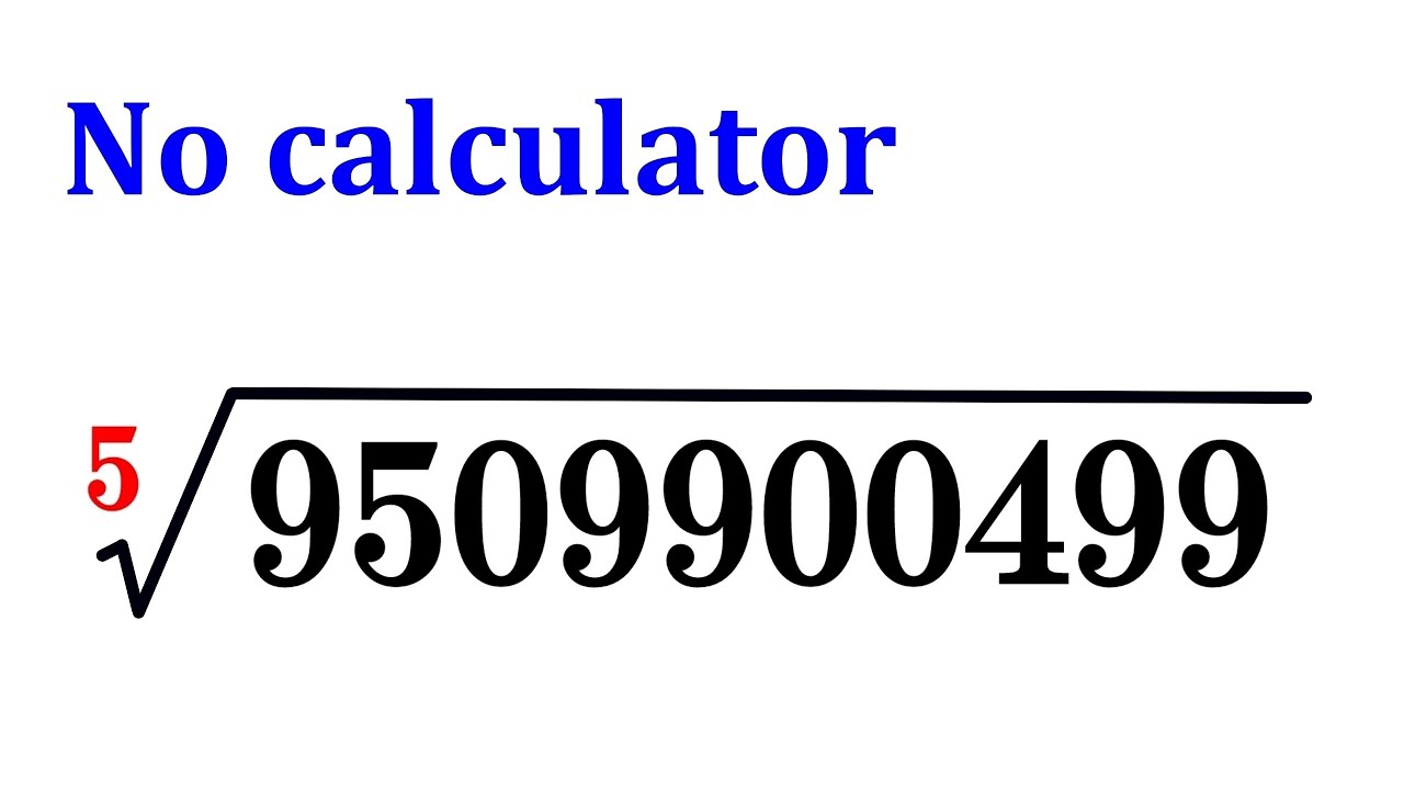 Calculate Without Calculator! - YouTube