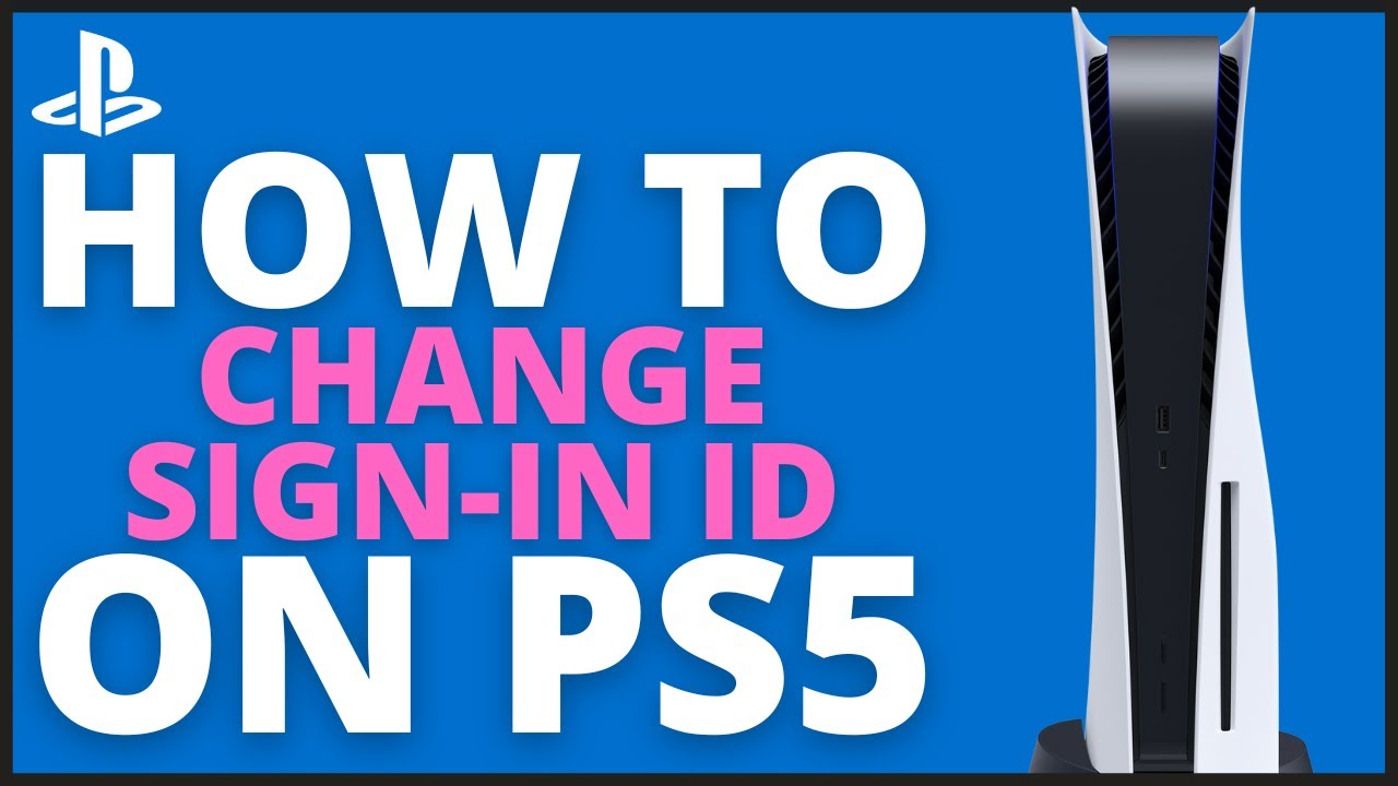 PS5 - How to Change Sign-In ID (Email Address) Tutorial! - YouTube