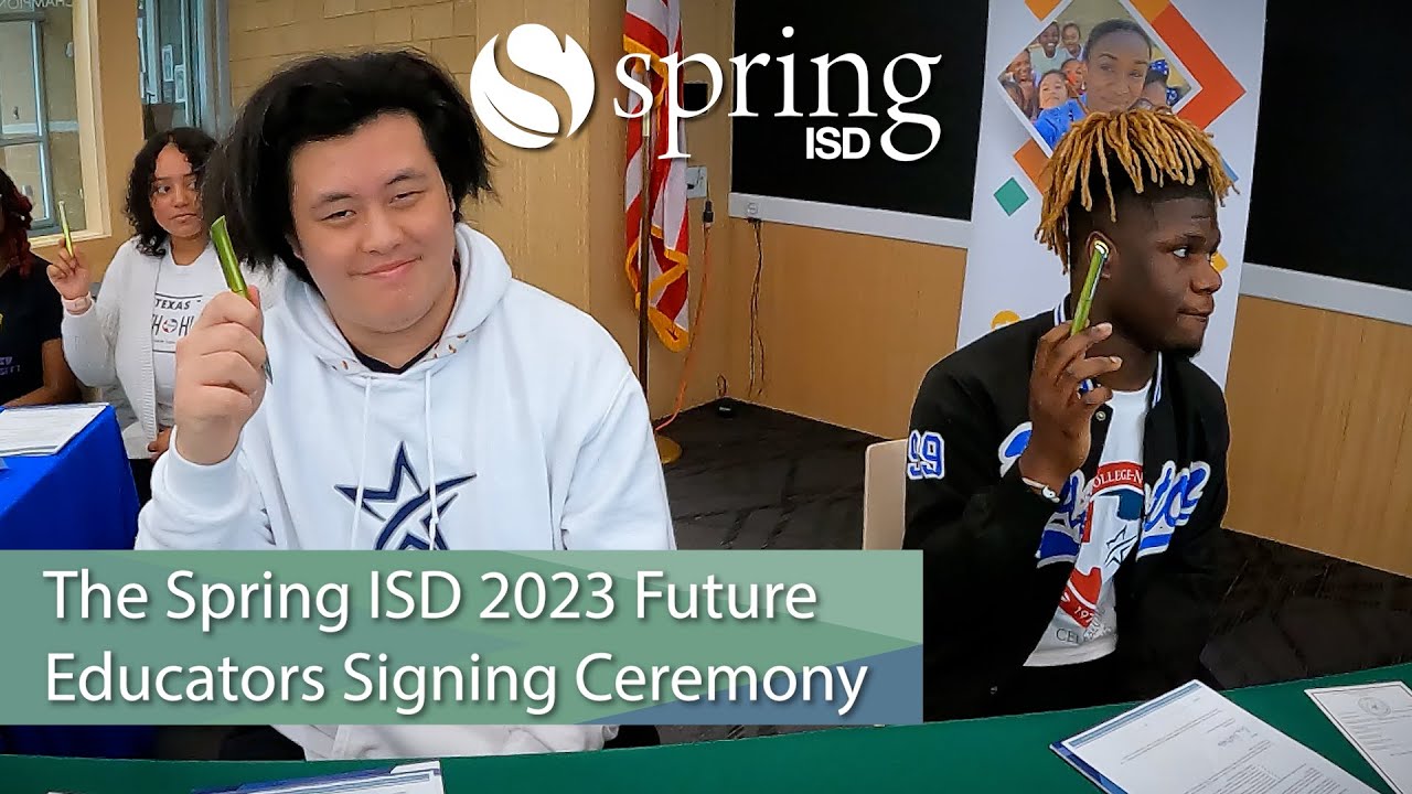 The Spring ISD Future Educators Signing Ceremony - YouTube