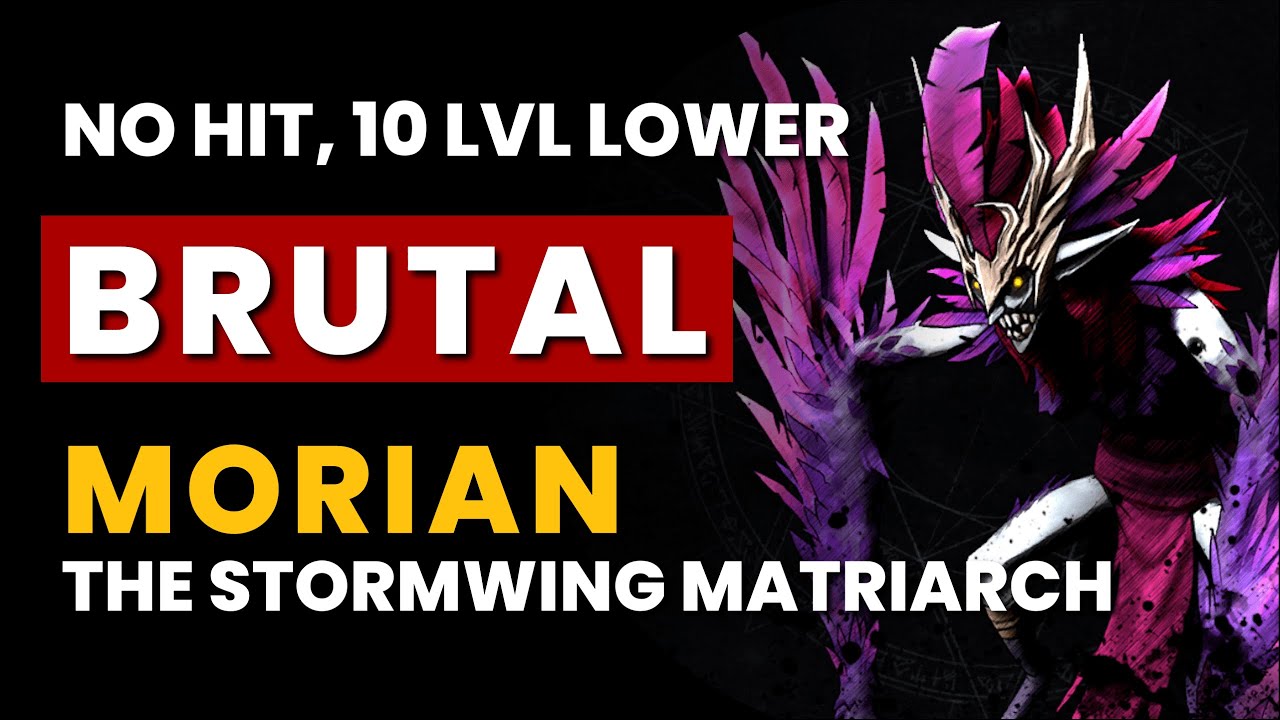 V Rising - BRUTAL Morian the Stormwing Matriarch | No Hit, 10 Levels ...