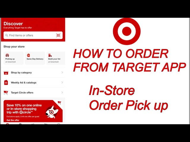 Target In Store Pick Up