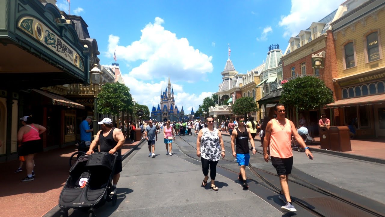 Walt Disney World Magic Kingdom Walking Tour|Disney's Festival of ...