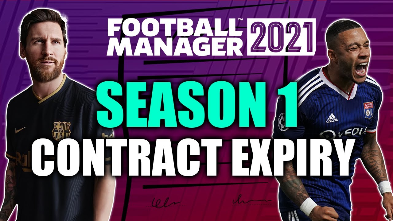 Season 1 Contract Expiry | Football manager 2021/ FIFA 21 - YouTube