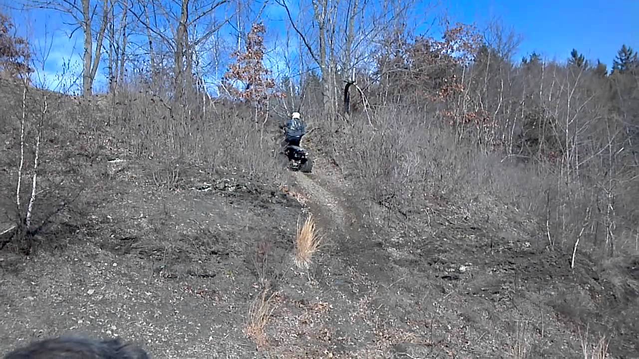 KFX450R RALPH HILL CLIMB AND STALLS - YouTube