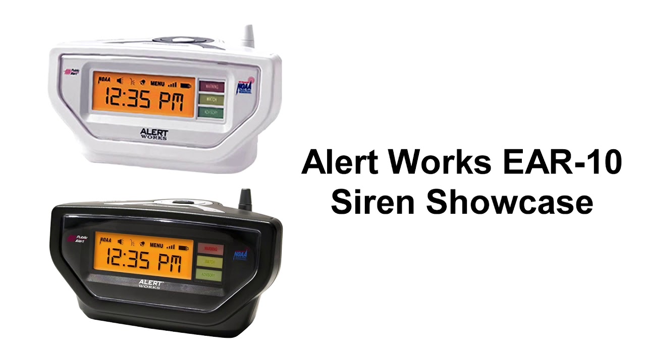 Alert Works EAR-10 Siren Showcase - YouTube