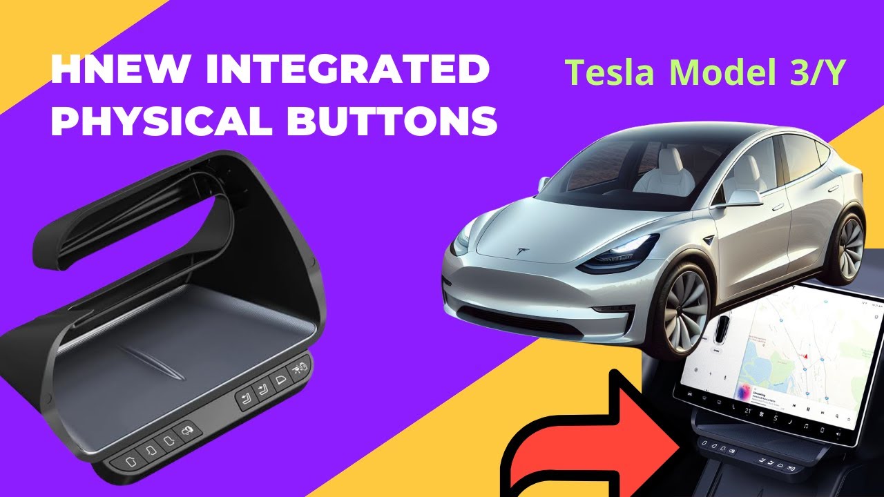 tesla products - NEW Integrated Physical Buttons For Tesla Model 3 -Y ...