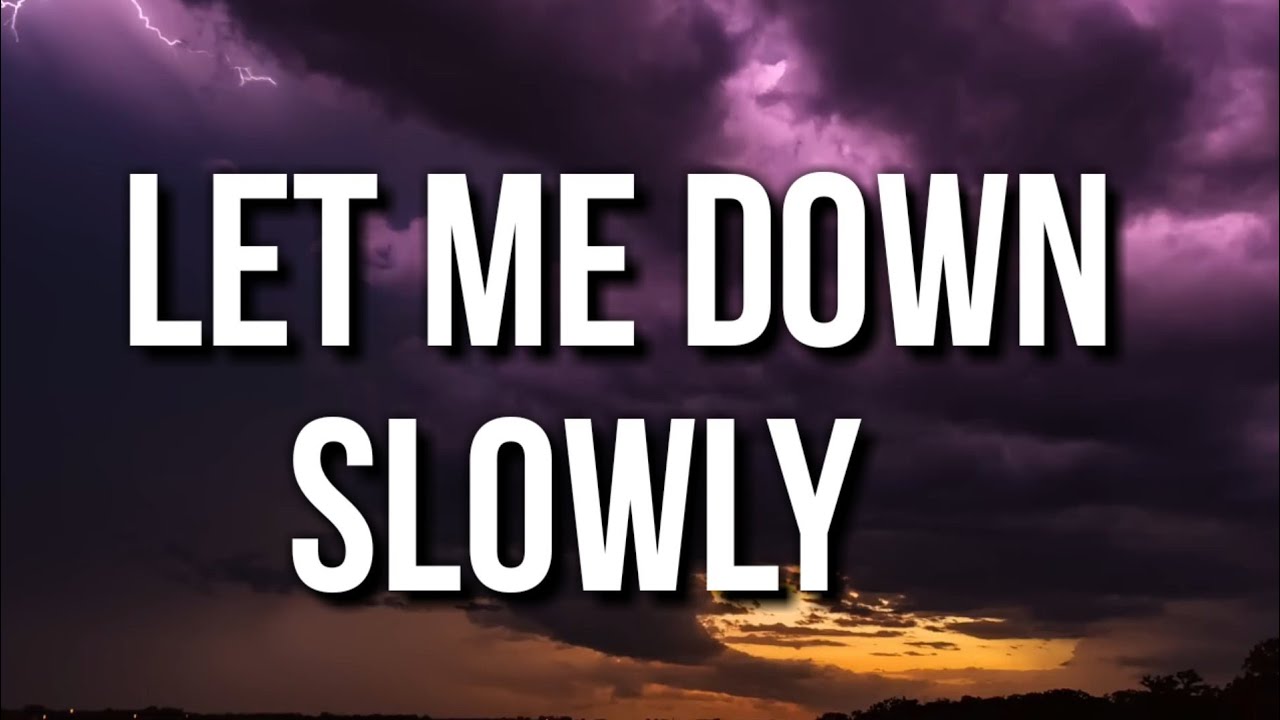Alec Benjamin - Let Me Down Slowly ( Lyrics ) - YouTube