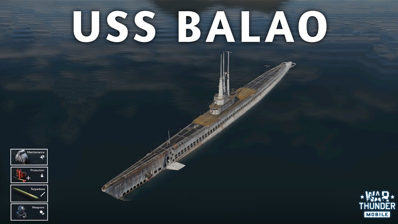 USS Balao 124,796 score, destroy 3 ships -Tier II American submarine ...