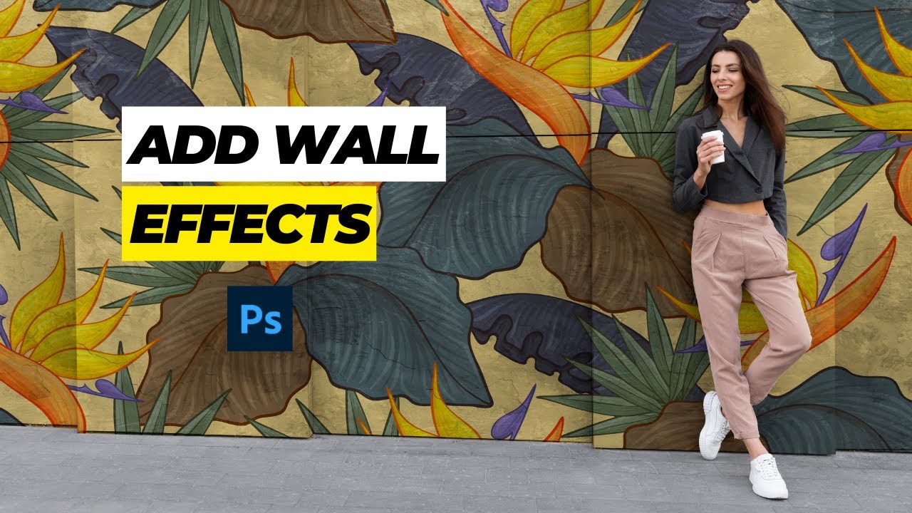 How to add wall effects in photoshop 2024 | Adobe Photoshop Tutorial ...