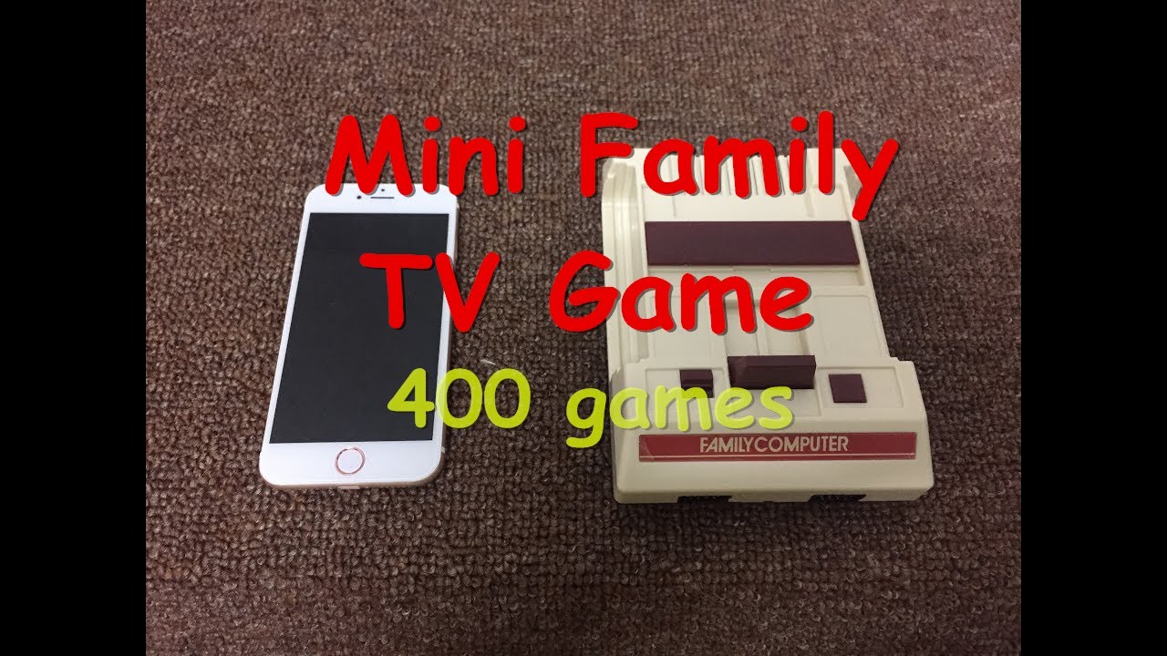 Retro 8 Bit Mini Family TV Game Player 400 games Review - YouTube