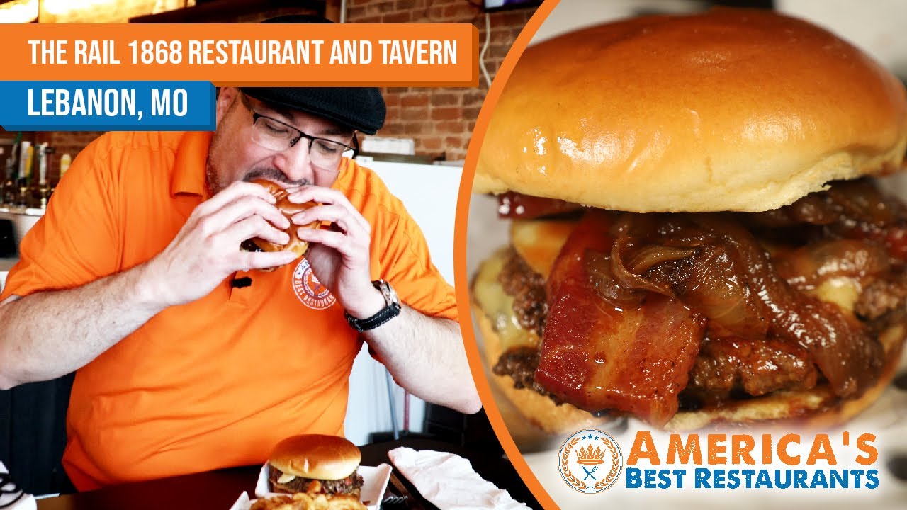 Burger's SO GOOD At The Rail 1868 Restaurant and Tavern, We Had To Try ...