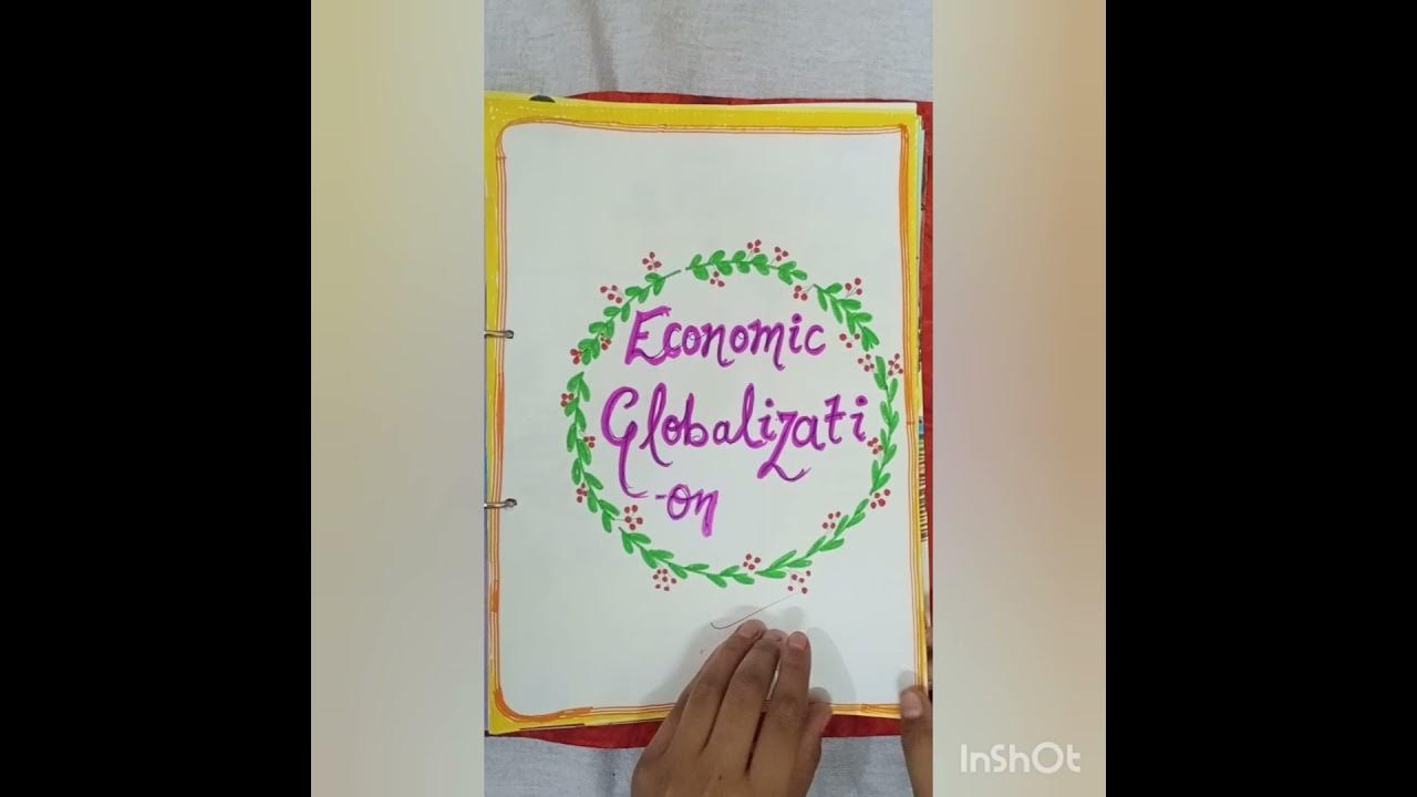 globalization project file class 12th political science - YouTube