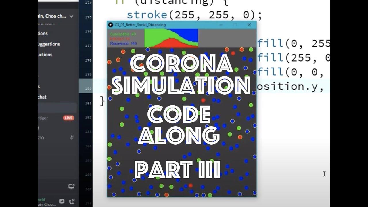 Corona Simulation Code Along Part 3 - YouTube