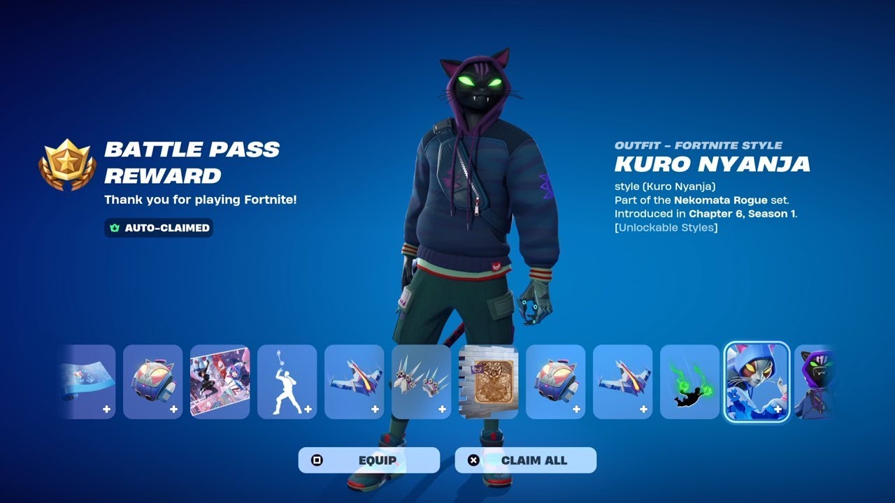 The Kuro Style For Nyanja | Fortnite - YouTube