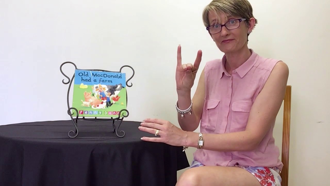 Old MacDonald with Key Word Sign - YouTube
