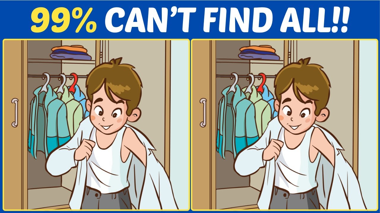 【Spot the difference】🔥10mins difficult puzzle improve your brain!!【Find ...