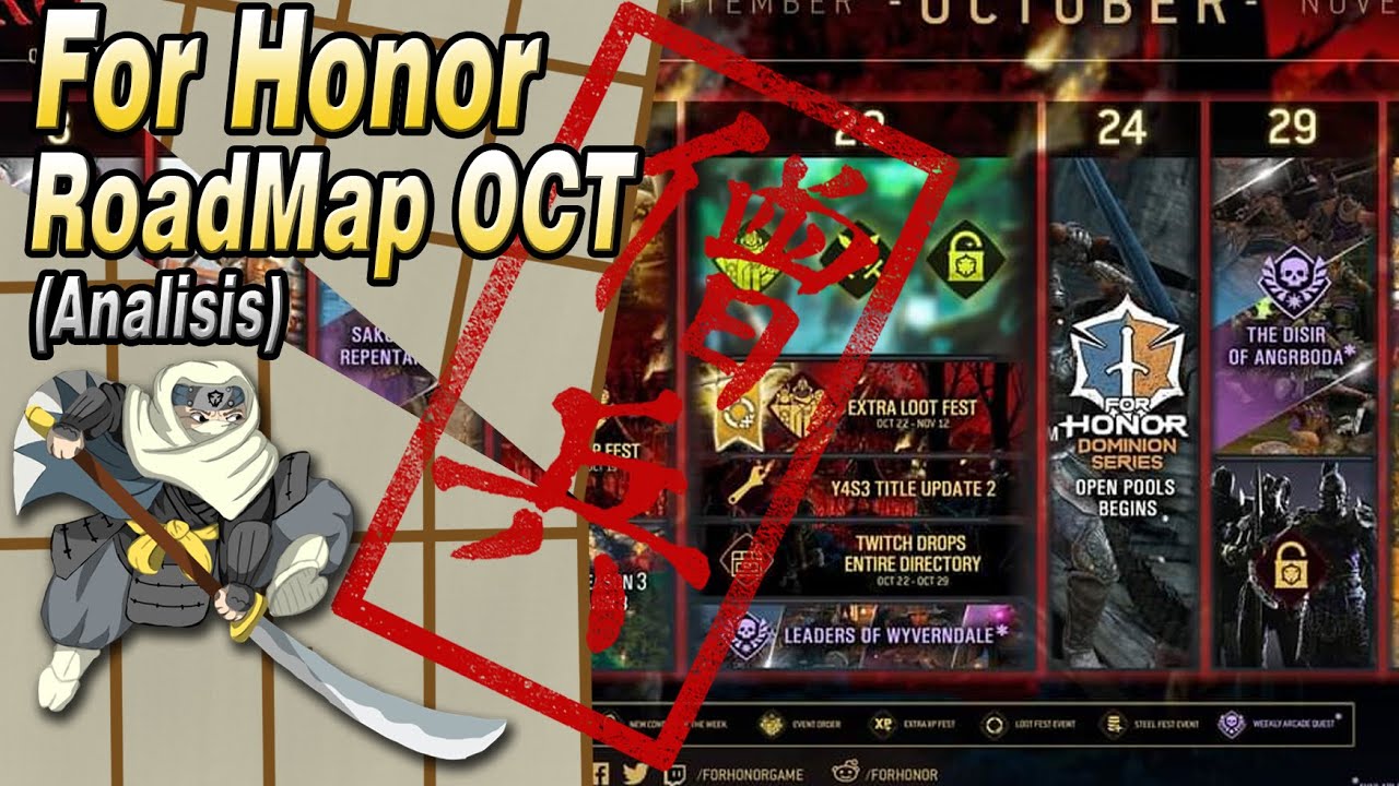For Honor - Roadmap Octubre 2020 - YouTube