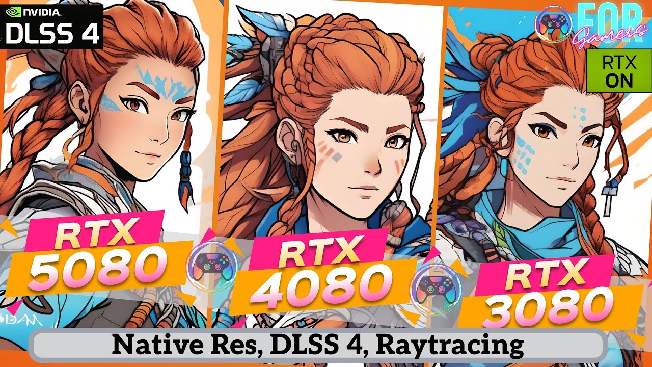 NEW RTX 5080 vs 4080 vs 3080 –Native Performance vs DLSS 4 JAZZ! 🎭⚡ ...