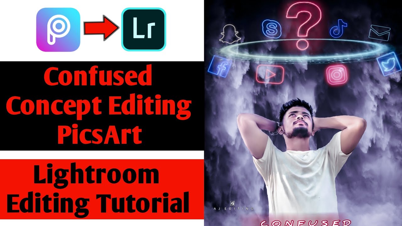 PicsArt Creative Manipulation Confused Concept Picsart & Lightroom ...