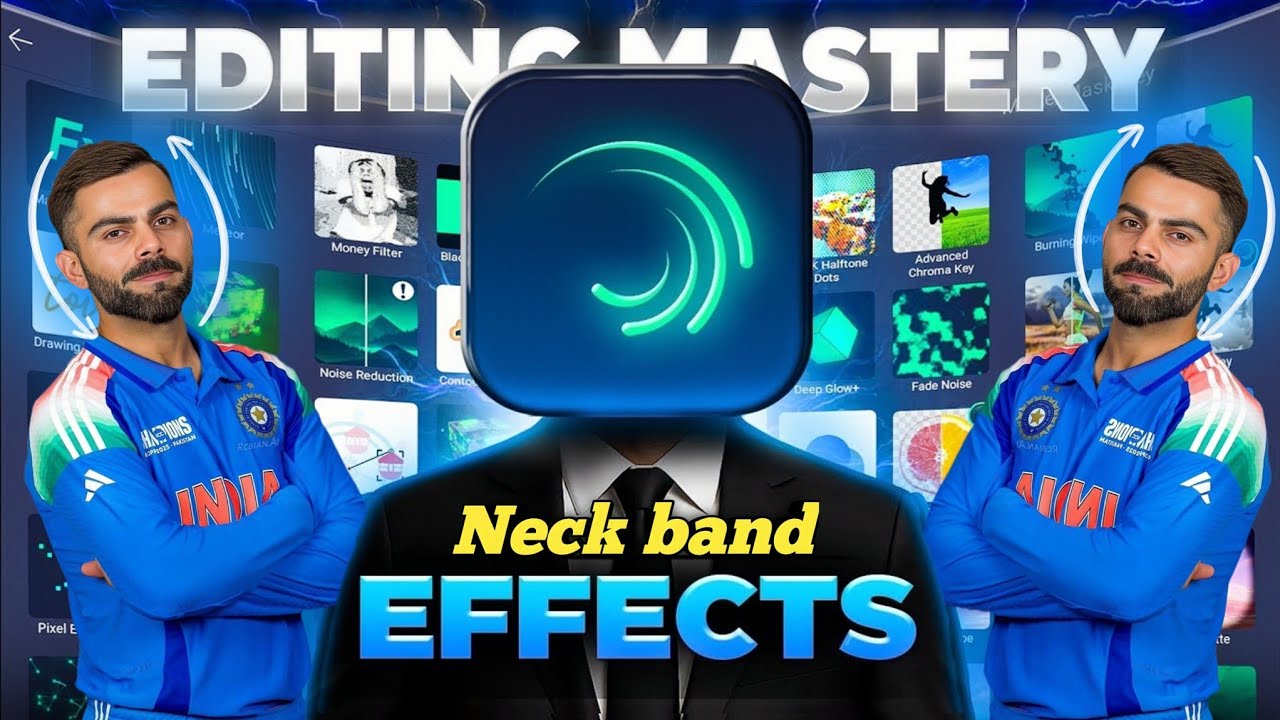 Neck band effect in Alight motion | trending tutorial head bend effect ...
