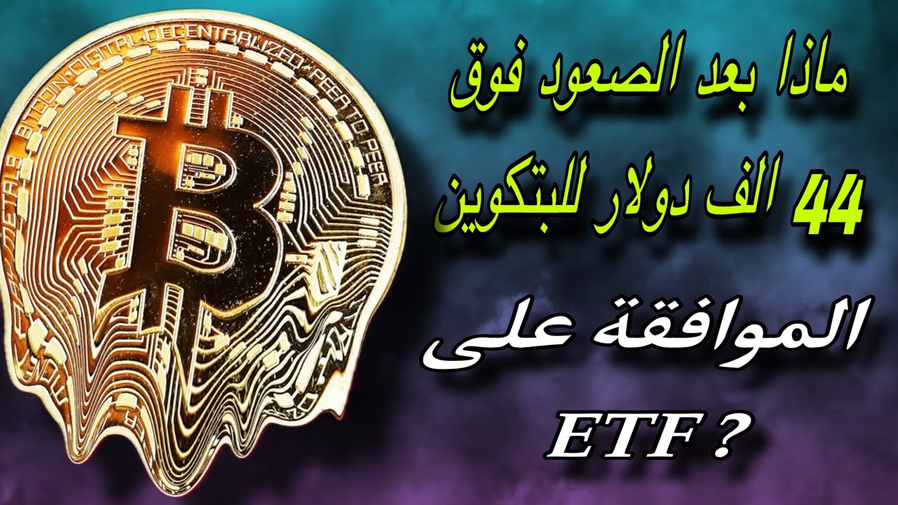 البيتكوين يطير فوق 44 ألف دولار ٫ فماهي الاسباب المباشره لصعود
