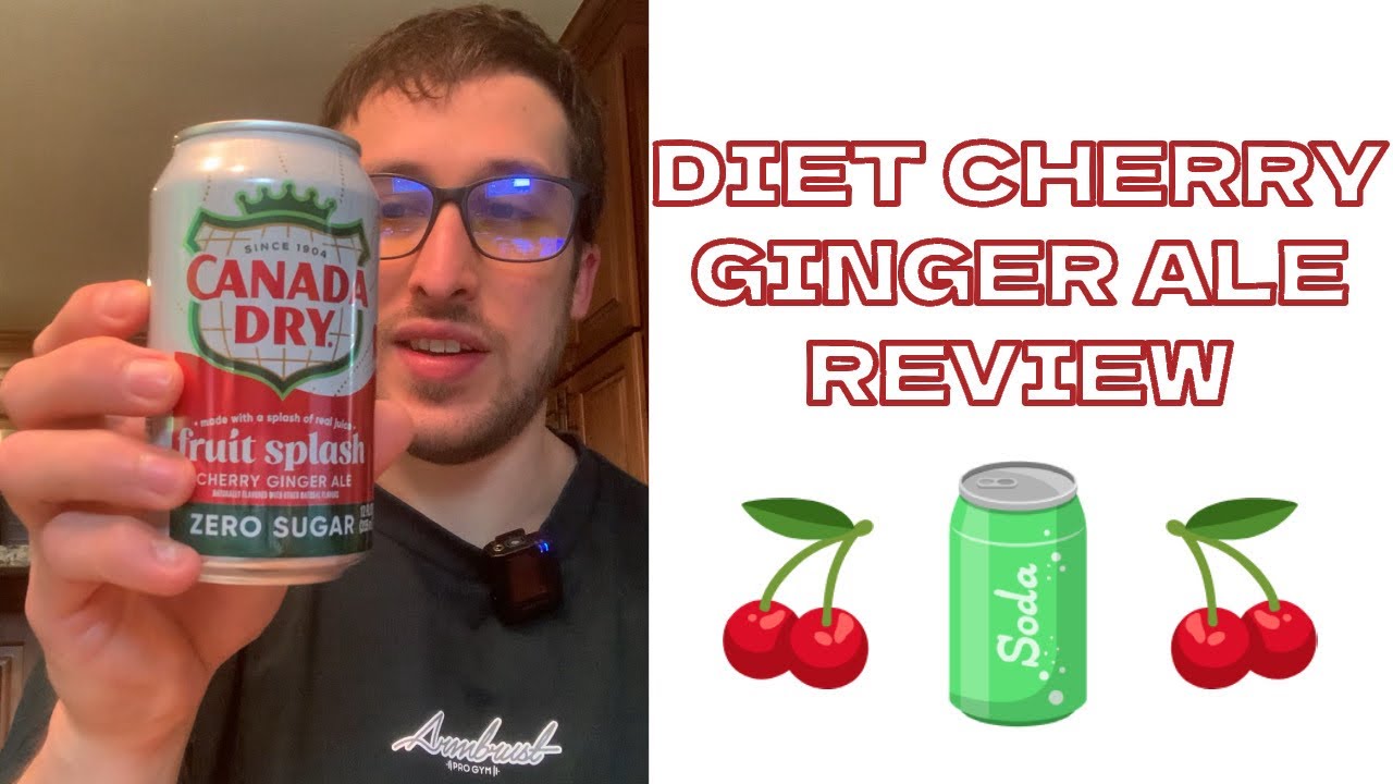Canada Dry Fruit Splash - Cherry Ginger Ale Zero Sugar Review - YouTube