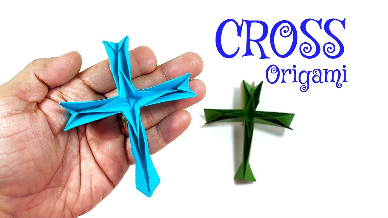 ORIGAMI CROSS TUTORIAL [2024] 折り紙の十字架のチュートリアル - YouTube
