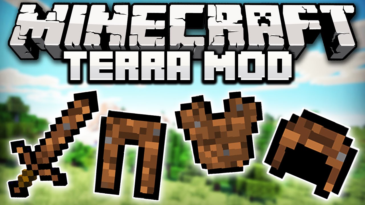 TERRA MOD - Ferramentas e Armaduras de terra! SUPER OP!! - Minecraft ...