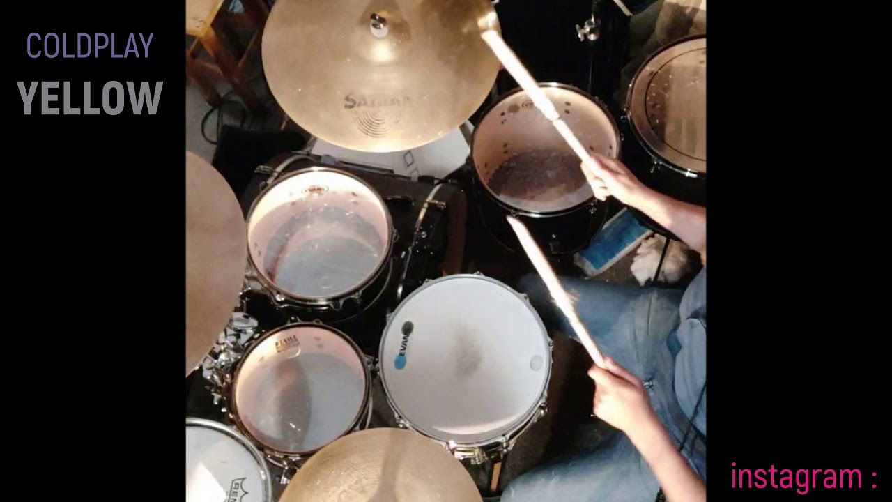 YELLOW - COLDPLAY - DRUM COVER - YouTube