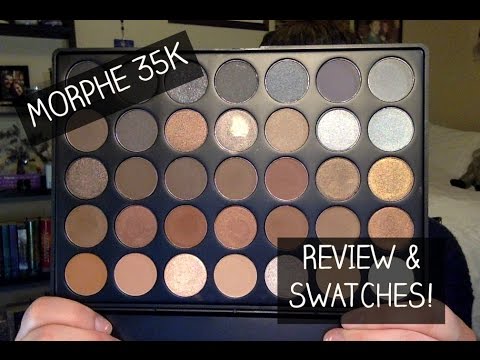 Morphe 35K Palette REVIEW & SWATCHES | Colorado Kate - YouTube