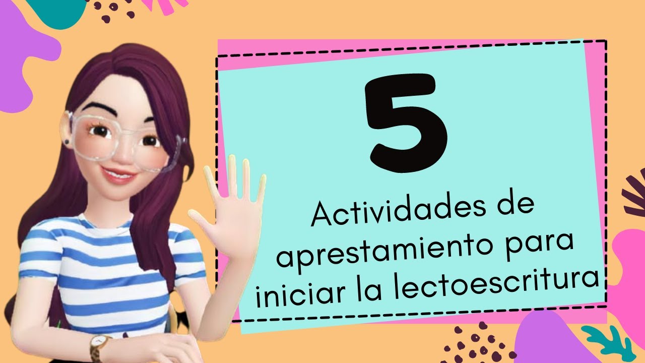 5 ACTIVIDADES de APRESTAMIENTO 🏻 para PREESCOLAR - YouTube
