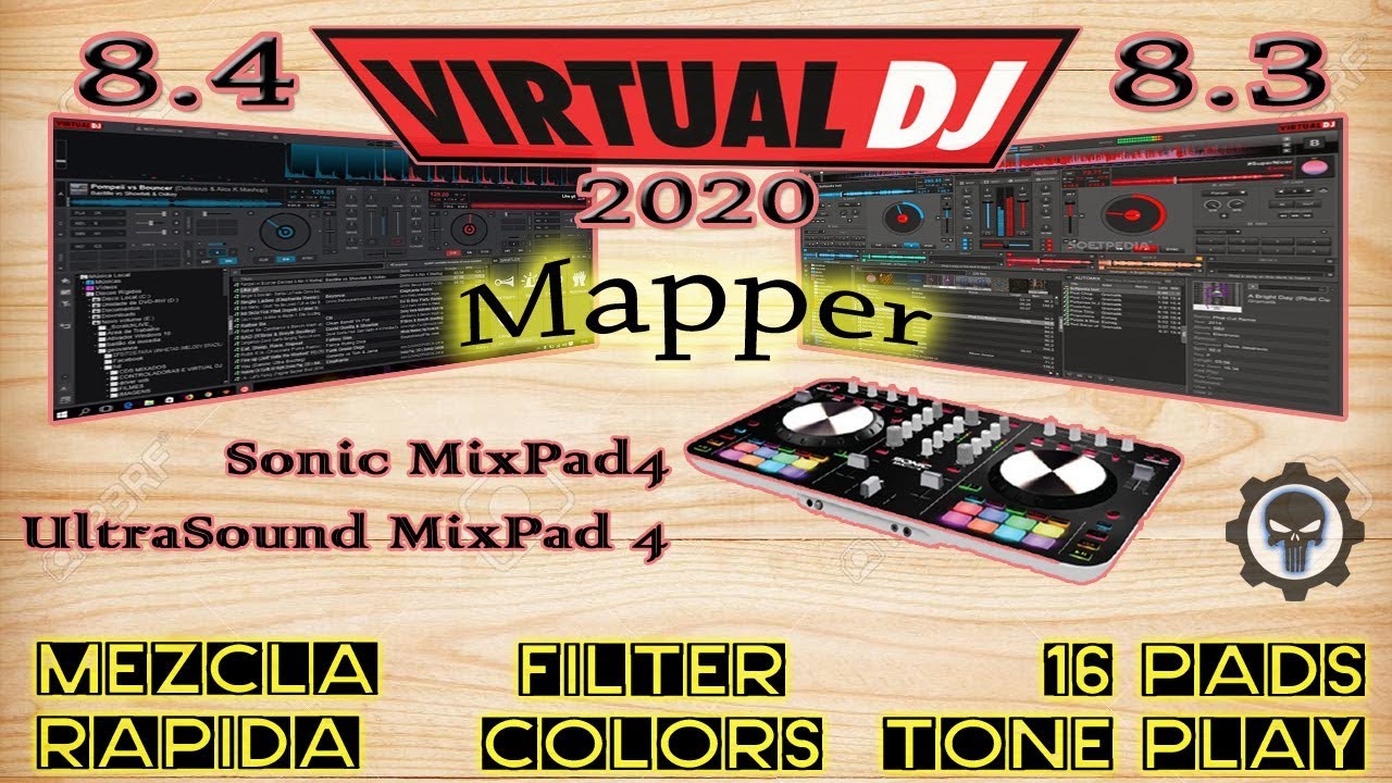 Mapper Sonic - Ultrasound Mix PAD 4 | Virtual DJ 8.4 y 8.3 | 2020 ...