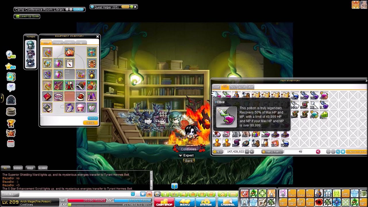 Maplestory: 5 Star Enhancing Tyrant Equips - YouTube