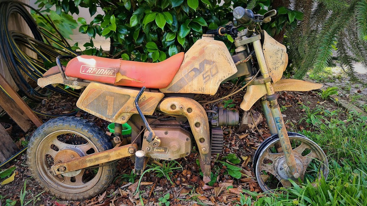 Restoration Of A Mini Motorcycle 1988 - YouTube
