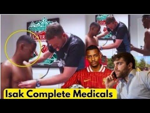 ALEXANDER ISAK ARRIVES AT ANFIELD IN £140M RECORD DEAL AS LIVERPOOL ...