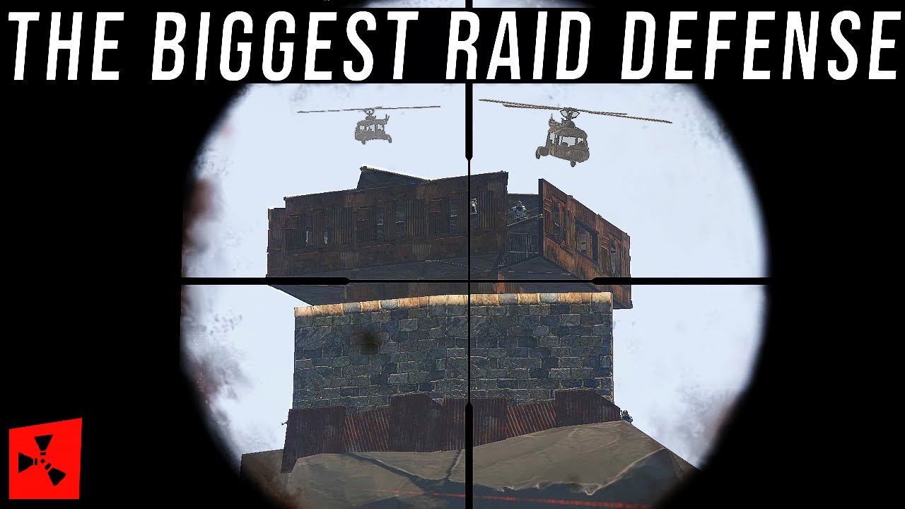 THE BIGGEST RAID DEFENSE IN 2021 OFFICIAL RUST - YouTube