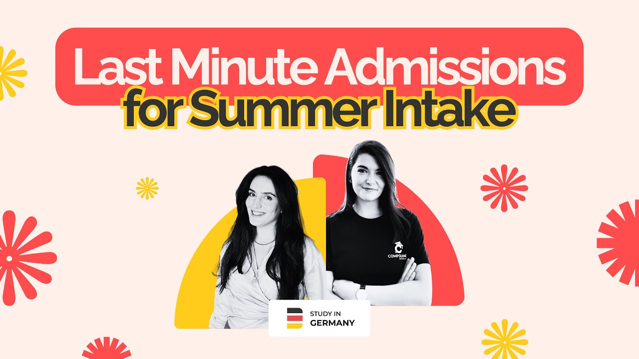 Webinar: Last Minute Admissions for Summer Intake in Germany - YouTube