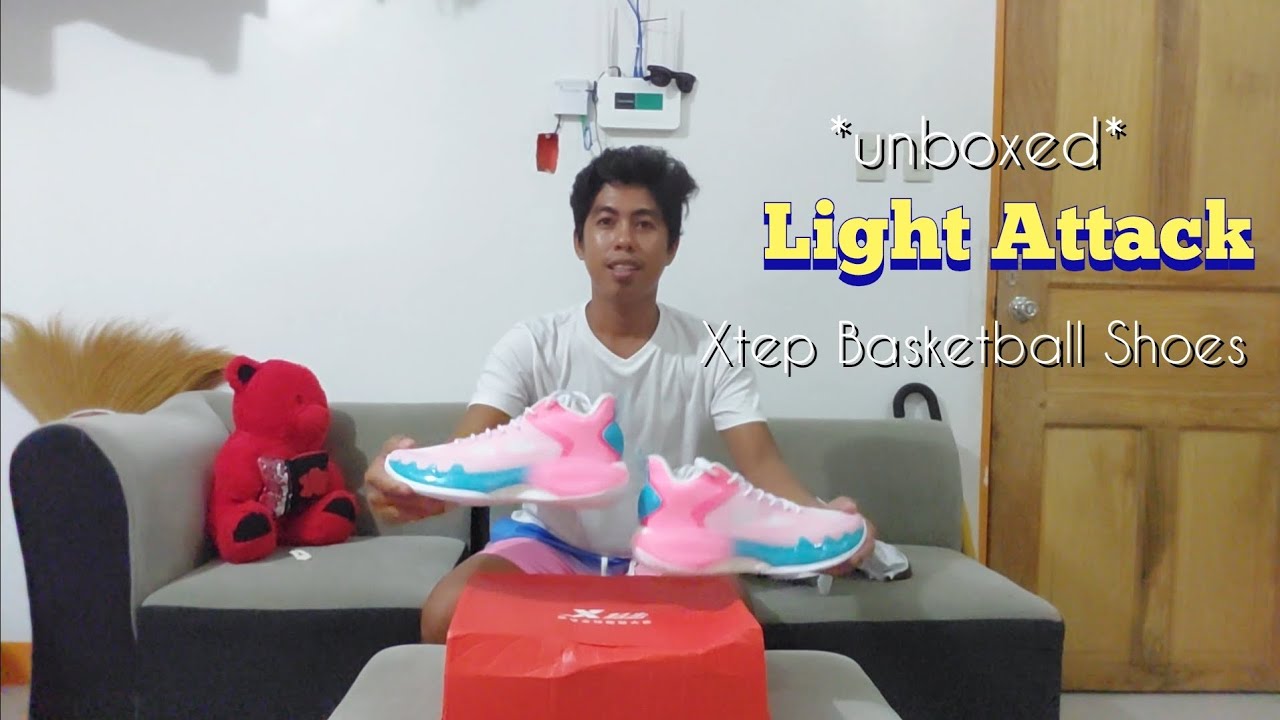 *unboxed* | LIGHT ATTACK | Xtep Basketball Shoes.. magaan sobra.. - YouTube