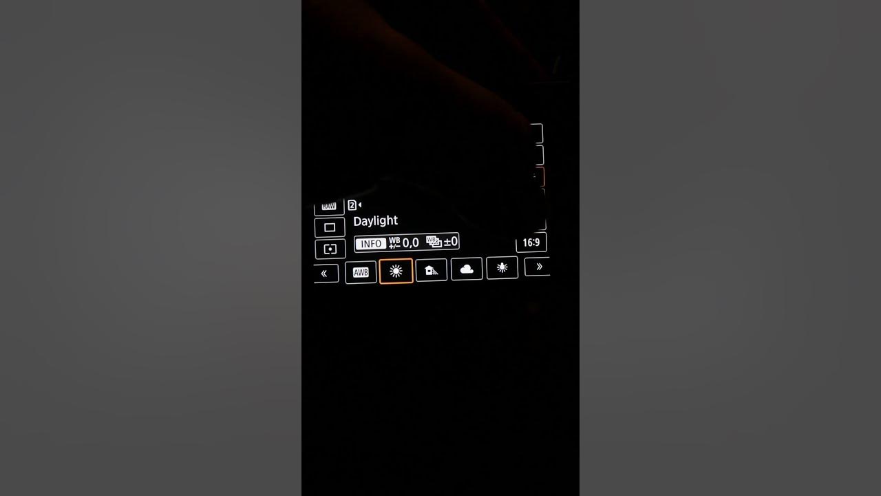 Canon Q menu part 2 #shorts - YouTube