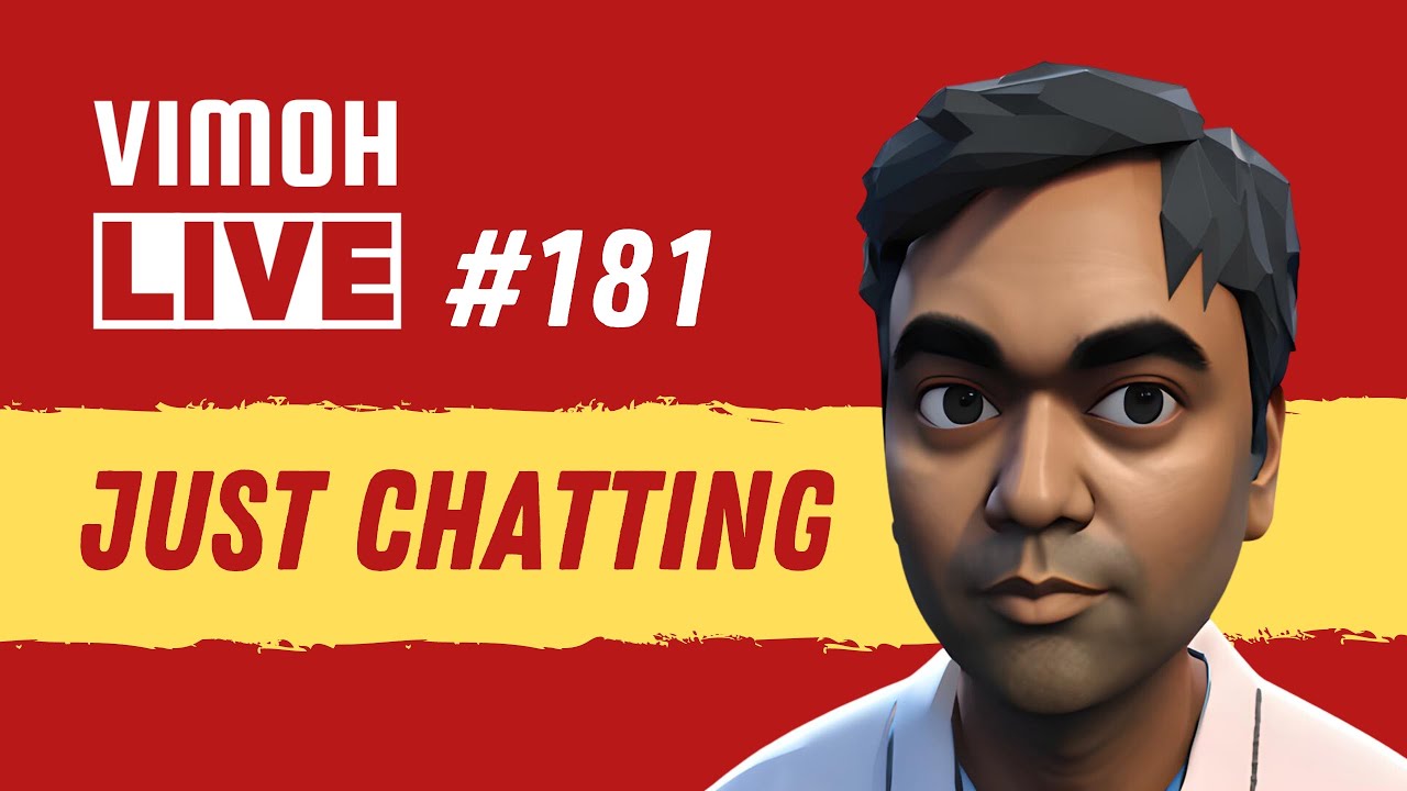 Vimoh Live | A somewhat glitchy chat session - YouTube