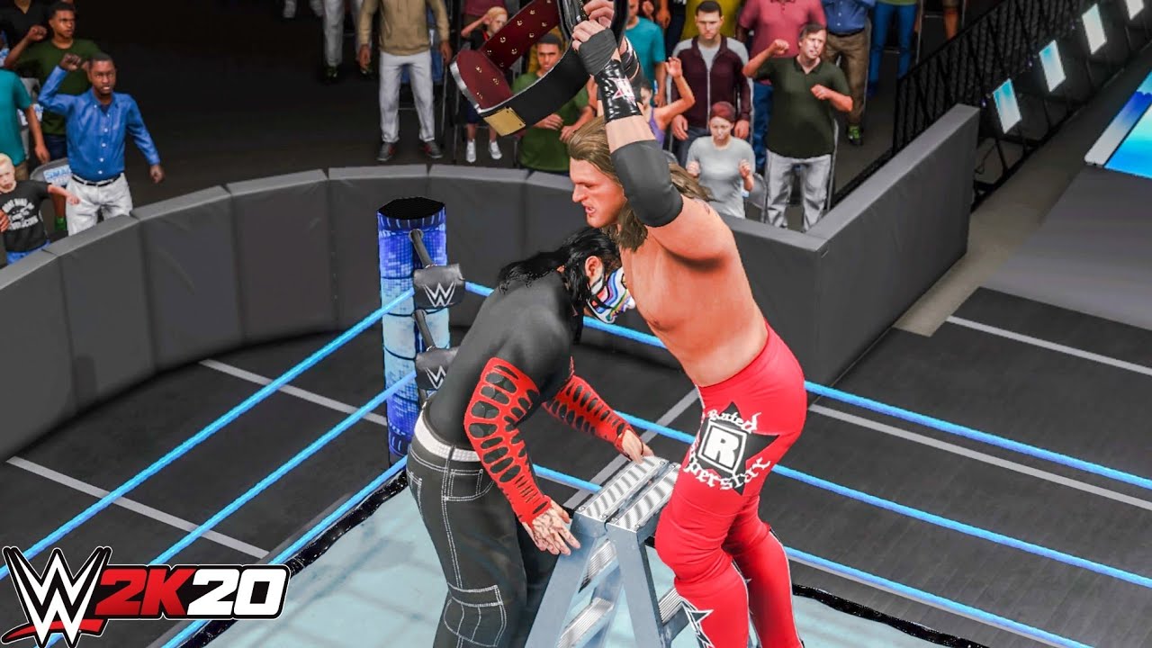WWE 2K20 Jeff Hardy VS. Edge - World Heavyweight Championship - TLC ...