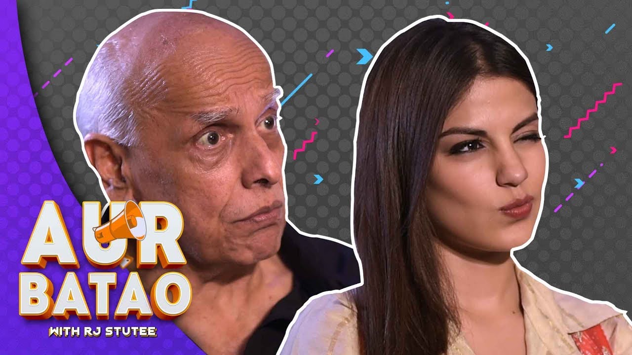 INTERVIEW || Mahesh Bhatt, Rhea Chakraborty on #MeToo, Bollywood and ...