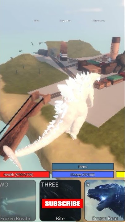 Frostbite Godzilla Vs Godzilla 2021 - Roblox Kaiju Universe - YouTube