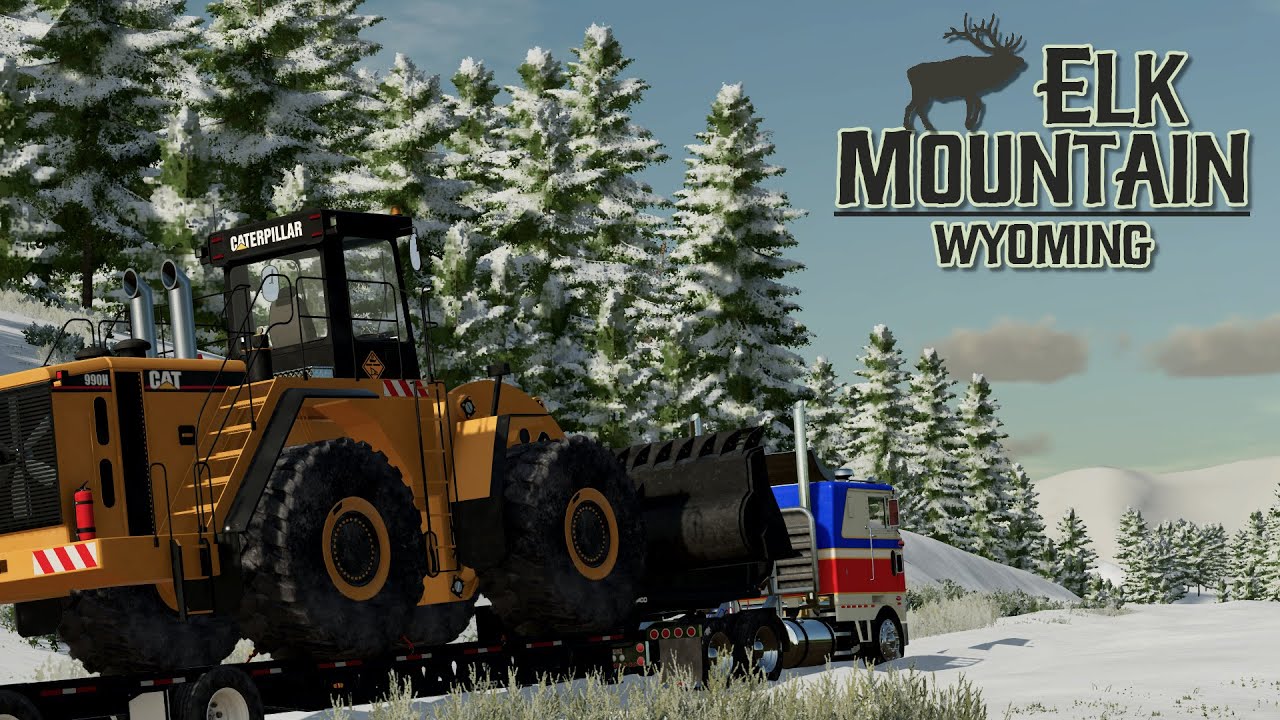 Finding a start in the SNOW with a BIG JOB! | FS22 Elk Mountain ...
